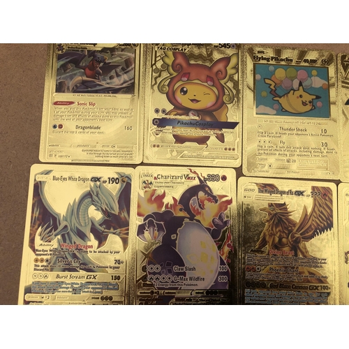 X10 gold Pokemon cards 2023