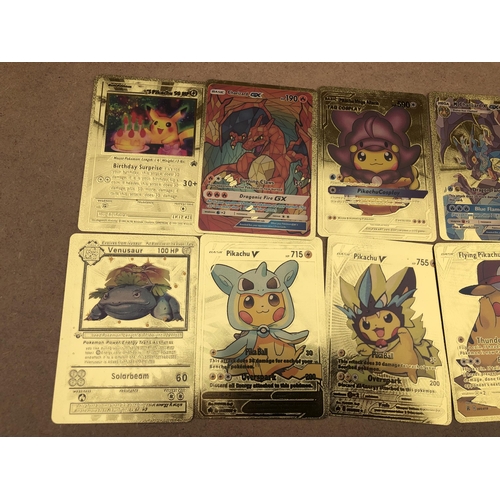 X10 gold Pokemon cards 2023