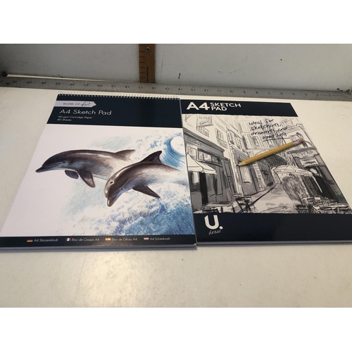 X2 new A4 sketch pads