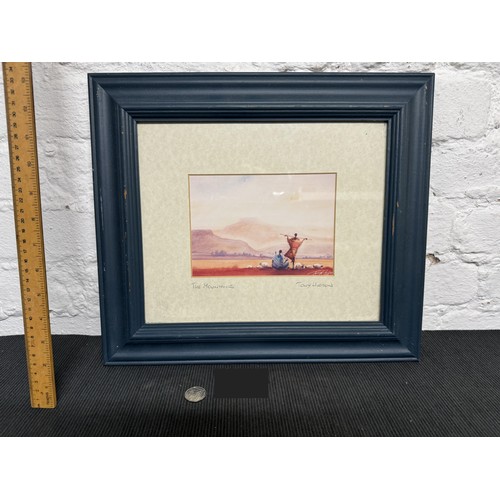 Tony Hudson Print 'The Mountains' 16" x 14" PLEASE NOTE: COLLECTION ONLY
