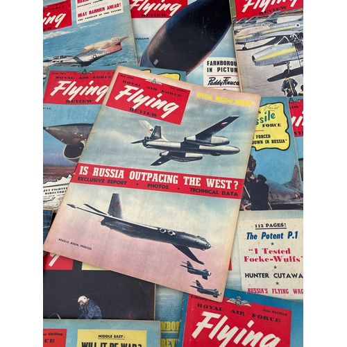 Flying Magazines, aviation-focused, mixed topics.1950s