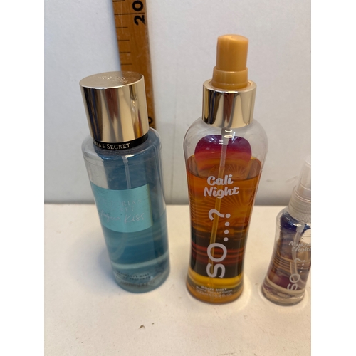 Four fragrance sprays: Victoria's Secret Aqua Kiss (full-size) and SO ...