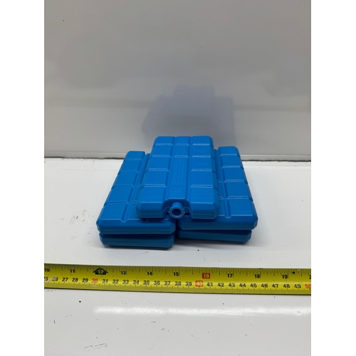 Set of 5 Blue Freezer Ice Blocks Cool Packs – Reusable