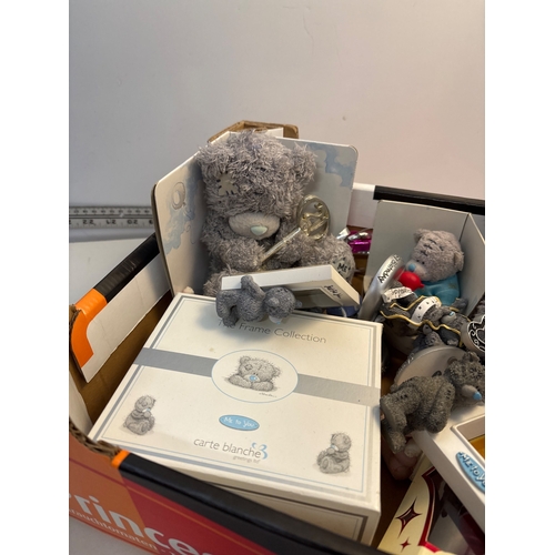Me to You bears in a box, including boxed items and loose figures in ...