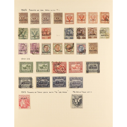 ITALIAN COLONIES AFRICAN COLONIES COLLECTION of 1890's - 1930's mint ...