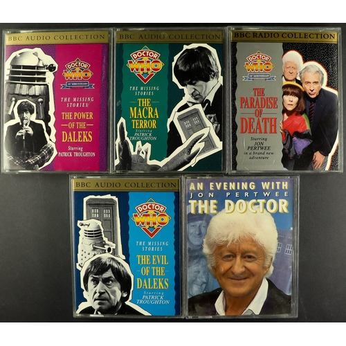 DR WHO - CASSETTES, CDs and DVDs. Small selection comprising of 18 ...