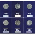 6 x Change Checker Character/Children's Book Themed 50p Coins. Includes ...