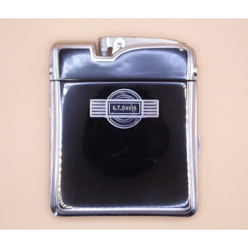 Vintage Ronson ten-a-case, combination cigarette case and lighter from ...