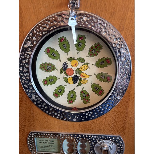 Rare Bryans Fruit Bowl Spinning 1p Slot Machine. This has the serial No ...