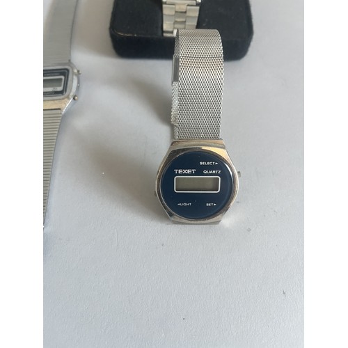 Large collection of digital watches for spares and repairs. Including ...