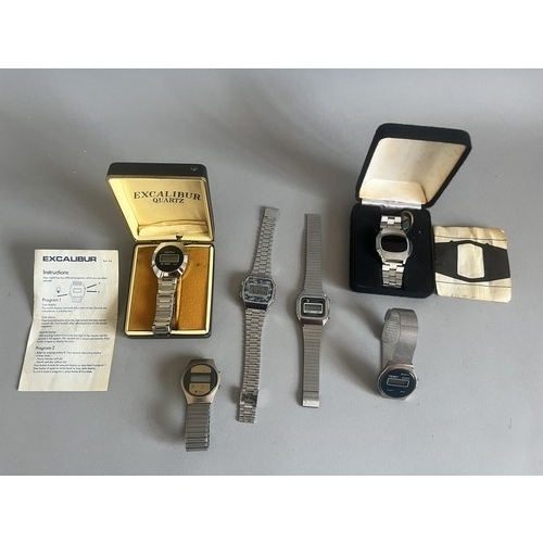 Large collection of digital watches for spares and repairs. Including ...