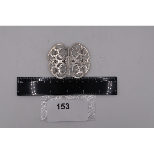 Attractive Georgian Solid Silver Nurses Belt Buckle - Sheffield Assay ...