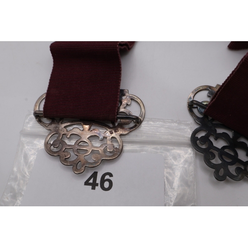 Solid Silver Ward Sisters Belt Buckle Complete with Original ...
