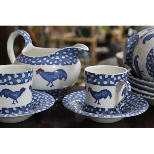 A collection of 'Chanticleer ICTC' Burleigh ware ceramics produced by ...