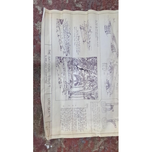 'The National Trust' copy Hand-drawn plans and illustrations for ...