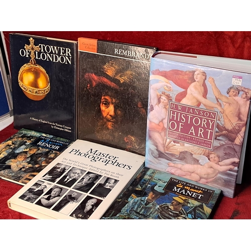 A collection of art reference books to include Master Photographers.