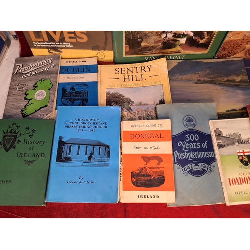 A large collection of Irish themed history and guide books to include ...