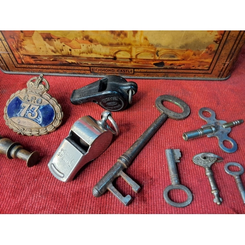 Two antique tins 'Blue Bird' toffees and Edward Sharp & Son Ltd ...