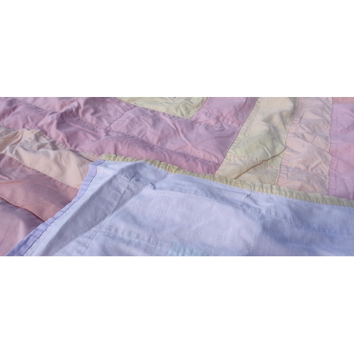 A stunning antique Irish Patchwork blanket.