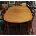 A vintage/ Mid Century Nathan Master Craftsman mid century teak dining ...
