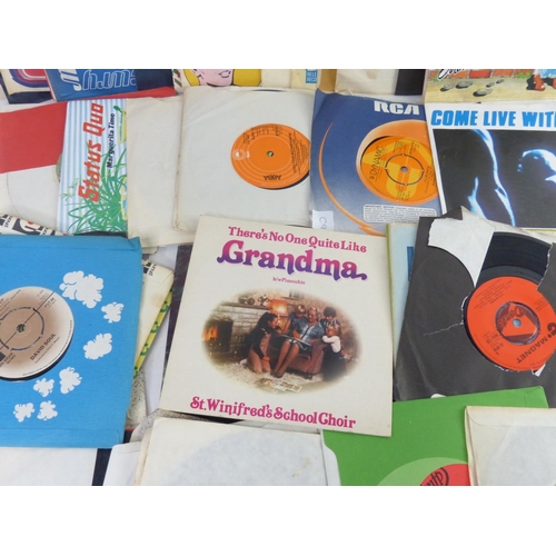 A lot of vintage 45s/singles to include Elton John & Kiki Dee, Brotherhood of Man, Roxy and more.