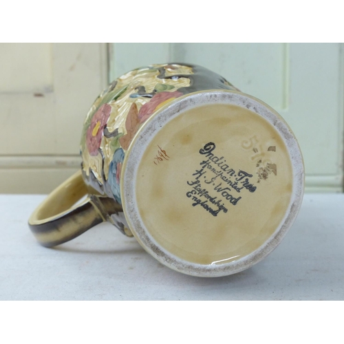 A large vintage Indian tree jug.