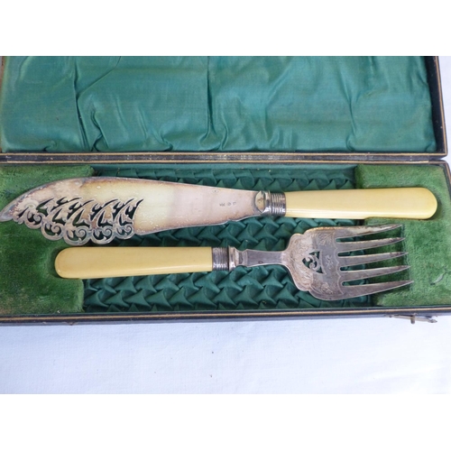 A vintage canteen of cutlery by Atkinson Bros, Sheffield, and more.