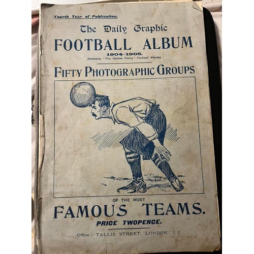 1904/05 Daily Graphic Football Album, Pictures of all the teams playing ...