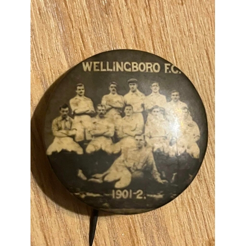 Wellingborough FC 1901/02 badge, by S J Burn