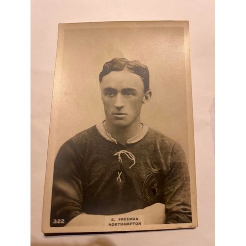 E Freeman, Northampton Town Large Pinnace Card, Good condtiion