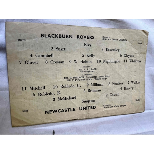 1952 FA Cup Semi final Replay Blackburn v Newcastle United at Elland Road.