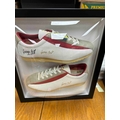 George Best, Framed and signed Trainers (Ben Sherman). These have ...