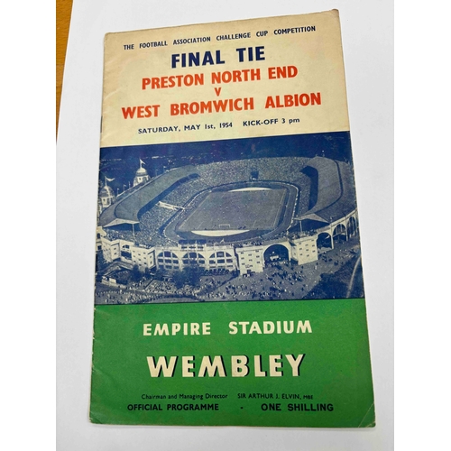 1954 FA Cup Final, Preston North end v West Bromwich Albion, Clean.
