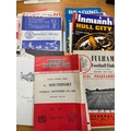 FOOTBALL PROGRAMMES FROM THE 60'S IN TOTAL 65 PROGRAMMES. Good Mix of ...