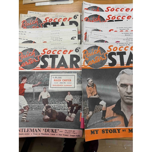 SOCCER STAR MAGAZINES A really good collection of this popular magazine ...