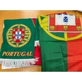 Portugal Scarf and Flag.
