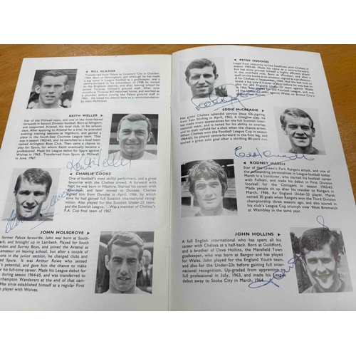 Multi Signed, Arthur Rowe Testimonial Match, Official opening of the ...