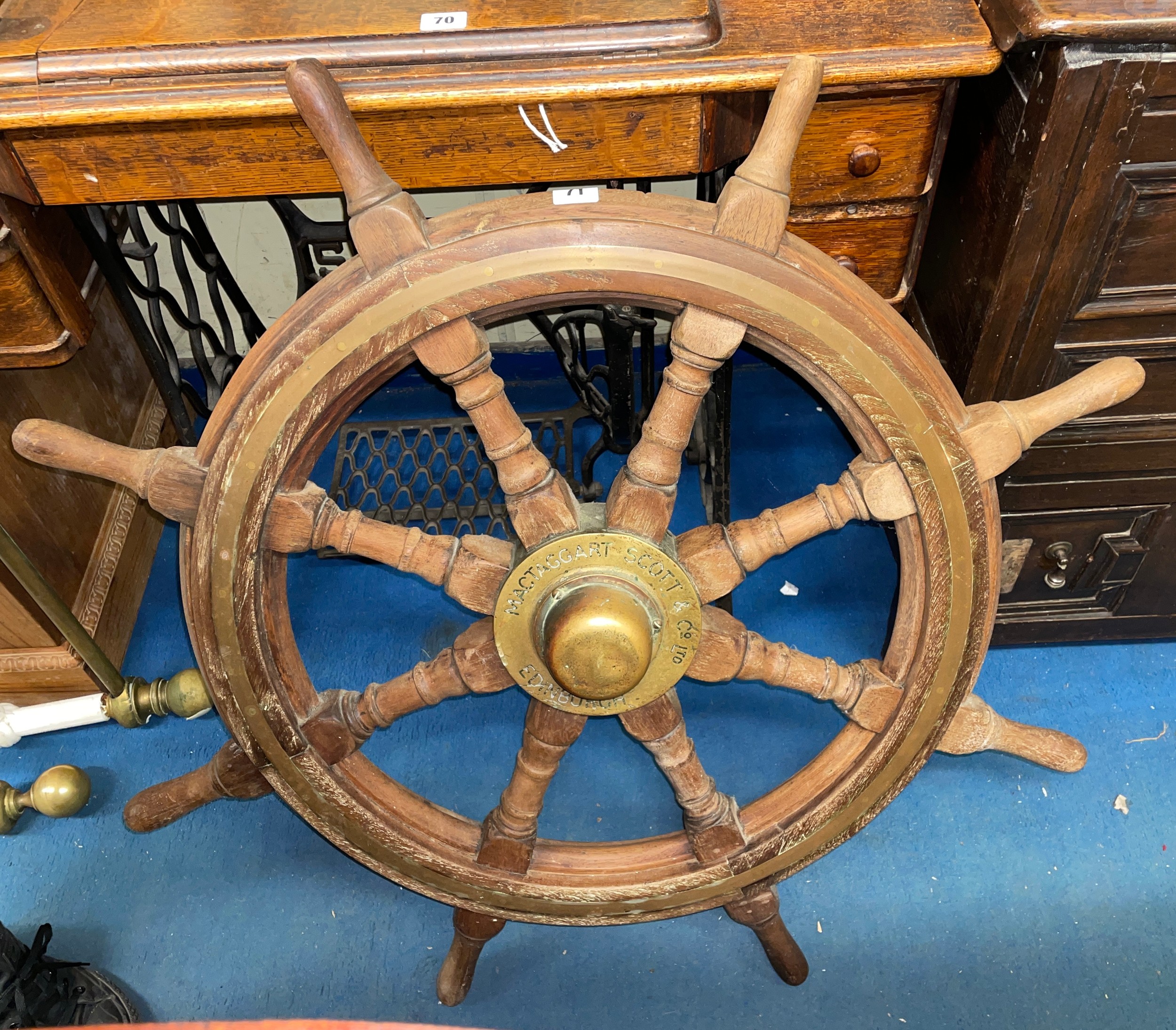 MACTAGGART SCOTT AND CO LTD SHIPS WHEEL