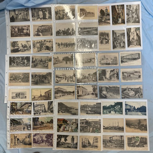 A4 BINDER OF PICTURE POSTCARDS - AFRICAN COUNTRIES (EXCLUDING EGYPT AND ...