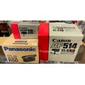 BOXED PANASONIC VHS C MOVIE CAMERA AND CANON AF514 XLS MOVIE CAMERA ...