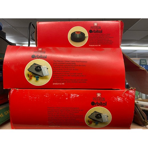 TWO PATERSON ORBITAL COLOUR PROCESSOR KITS AND ONE OTHER KIT