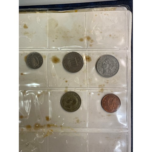 A4 COIN ALBUM OF GB MAINLY PRE DECIMAL COINS