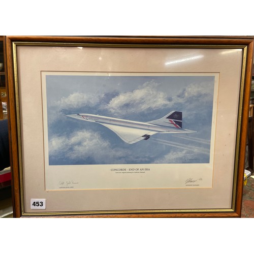 LIMITED EDITION LITHOGRAPHIC PRINT 896/1950 BY ANTHONY HANSARD CONCORDE ...