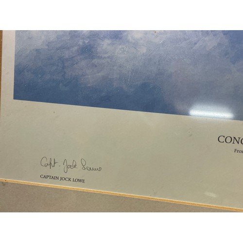LIMITED EDITION LITHOGRAPHIC PRINT 896/1950 BY ANTHONY HANSARD CONCORDE ...