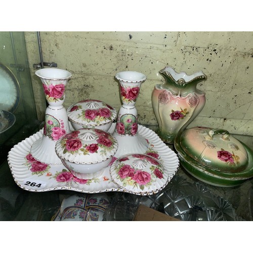 VICTORIAN DRESSING TABLE TRAY SET