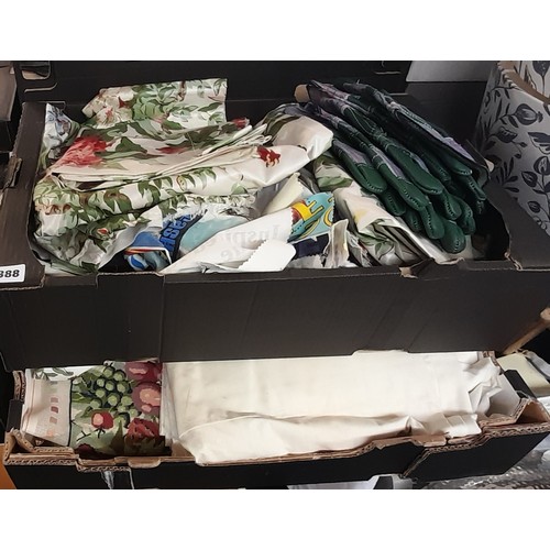 TWO CARTONS - ASSORTED FABRIC SAMPLES