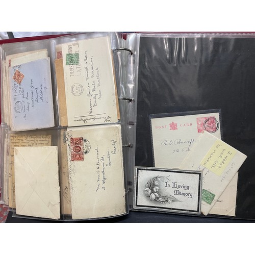 GREAT BRITAIN COLLECTION THE VICTORIAN FRANKED STAMP POSTCARDS AND LETTERS