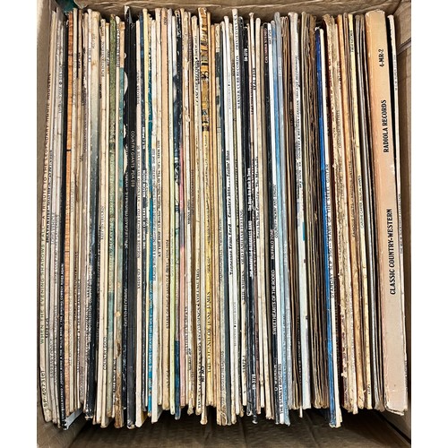 BOX OF VARIOUS LP RECORDS