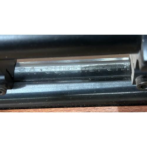 BSA LIMITED AIR RIFLE WITH A BUSH MASTER SCOPE