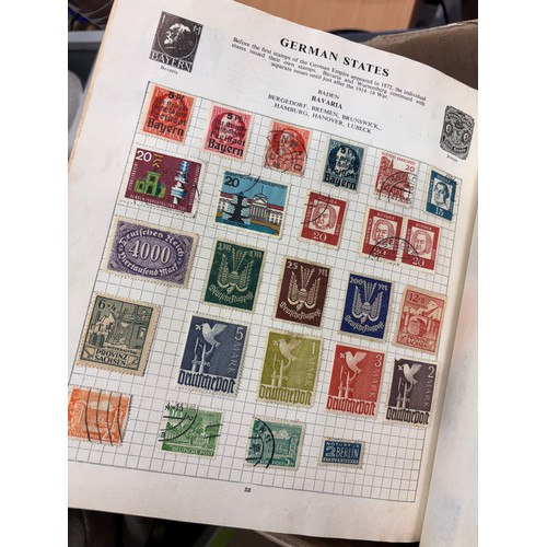 THE STRAND WORLD STAMP ALBUM VICTORIA THROUGH TO QUEEN ELIZABETH II